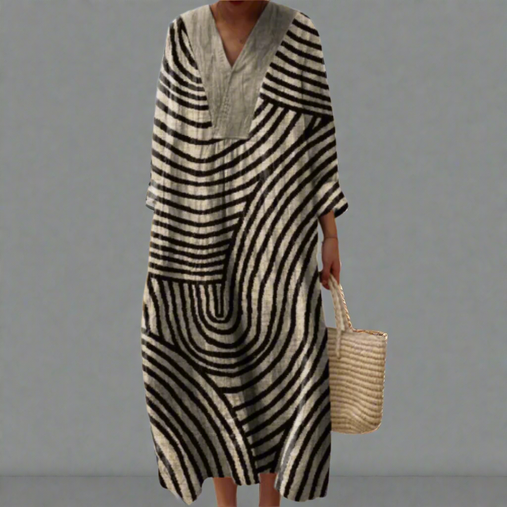 Abigail™ | Elegant Geometric Dress – Wren Lorne New York