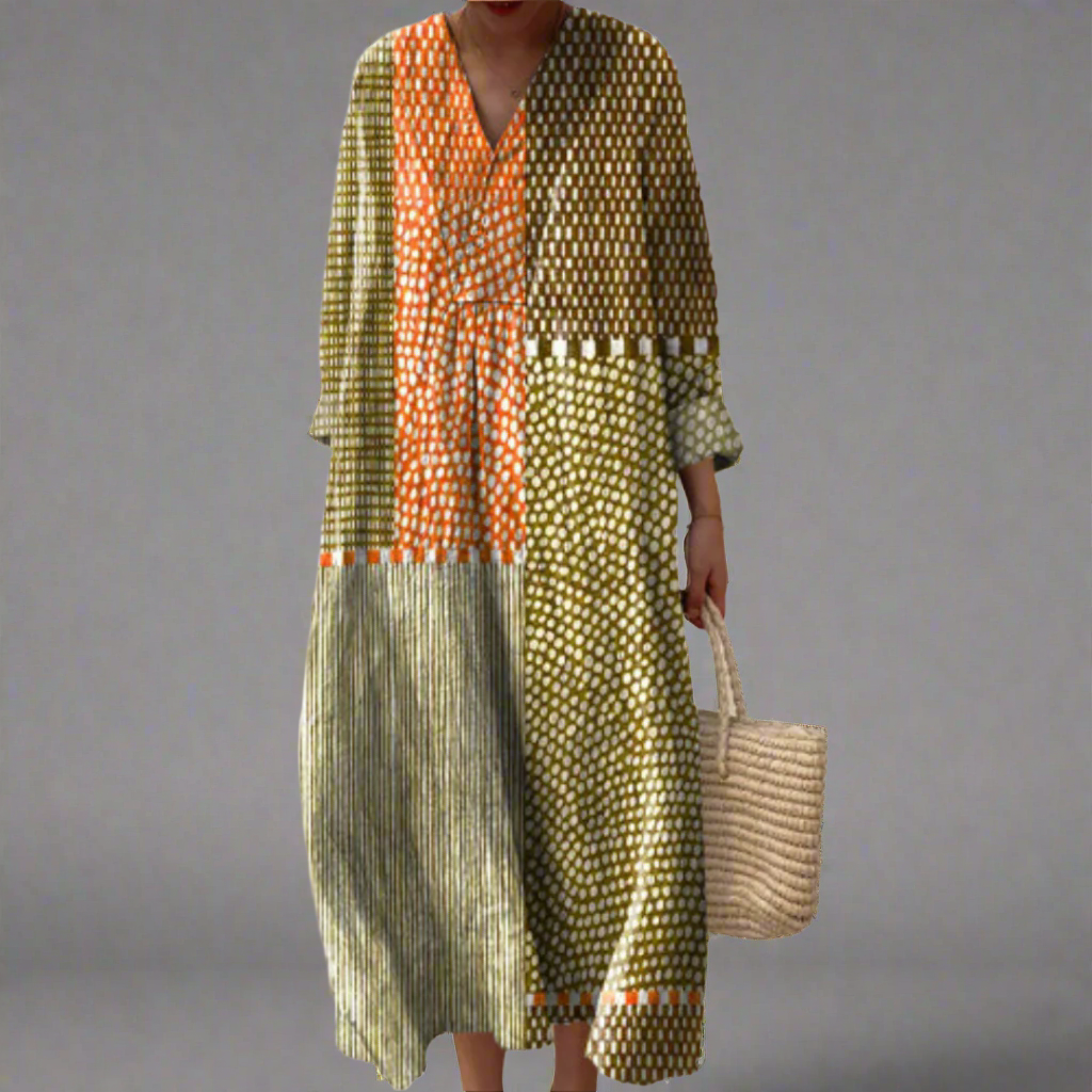 Gia™ | Elegant Geometric Dress – Wren Lorne New York